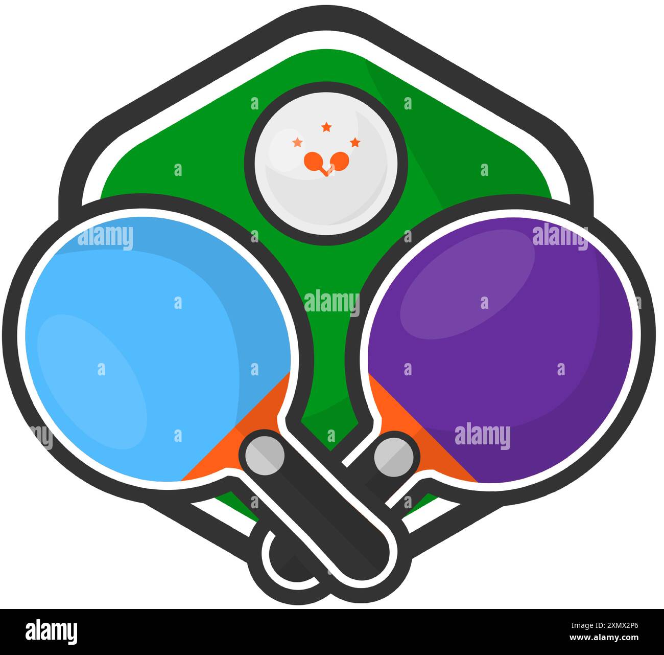 Table Tennis Badge Vector illustration Stock Vector Image & Art - Alamy