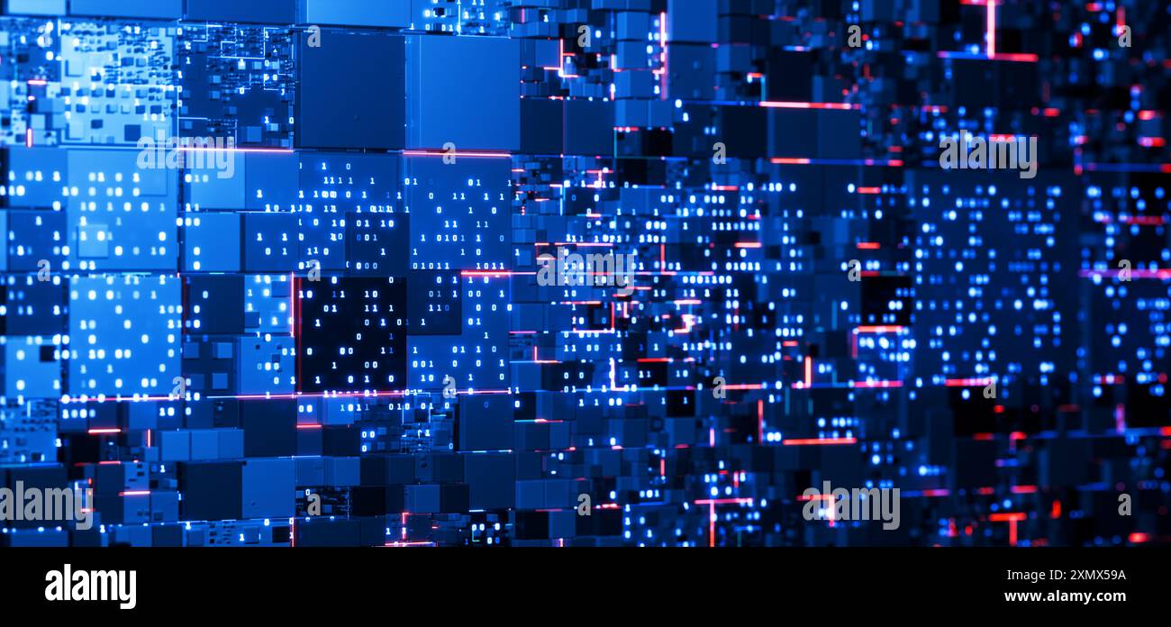 Machine learning. Data background. Artificial Intelligence. Network structure background. Wide ...