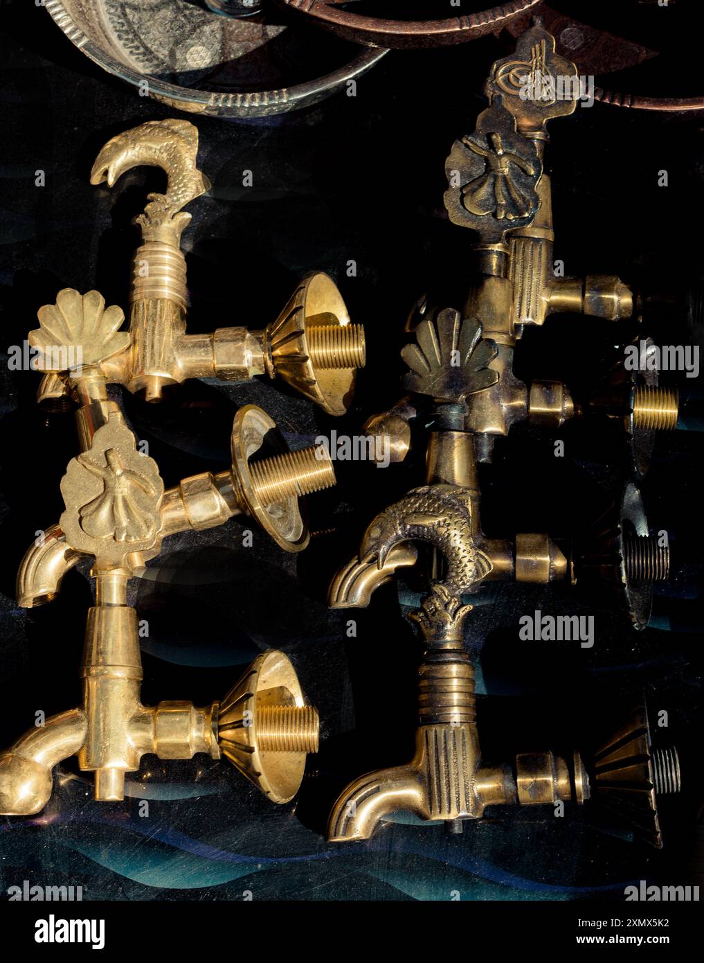 Turkish Ottoman style water tap examples Stock Photo - Alamy