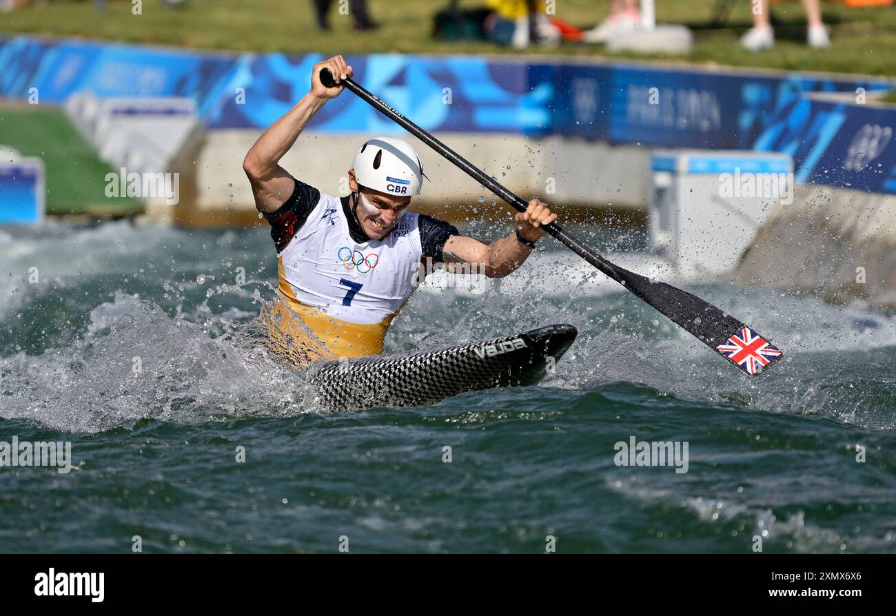 Paris, France. 29th July, 2024. Paris 2024 Olympic games. Canoe Slalom ...