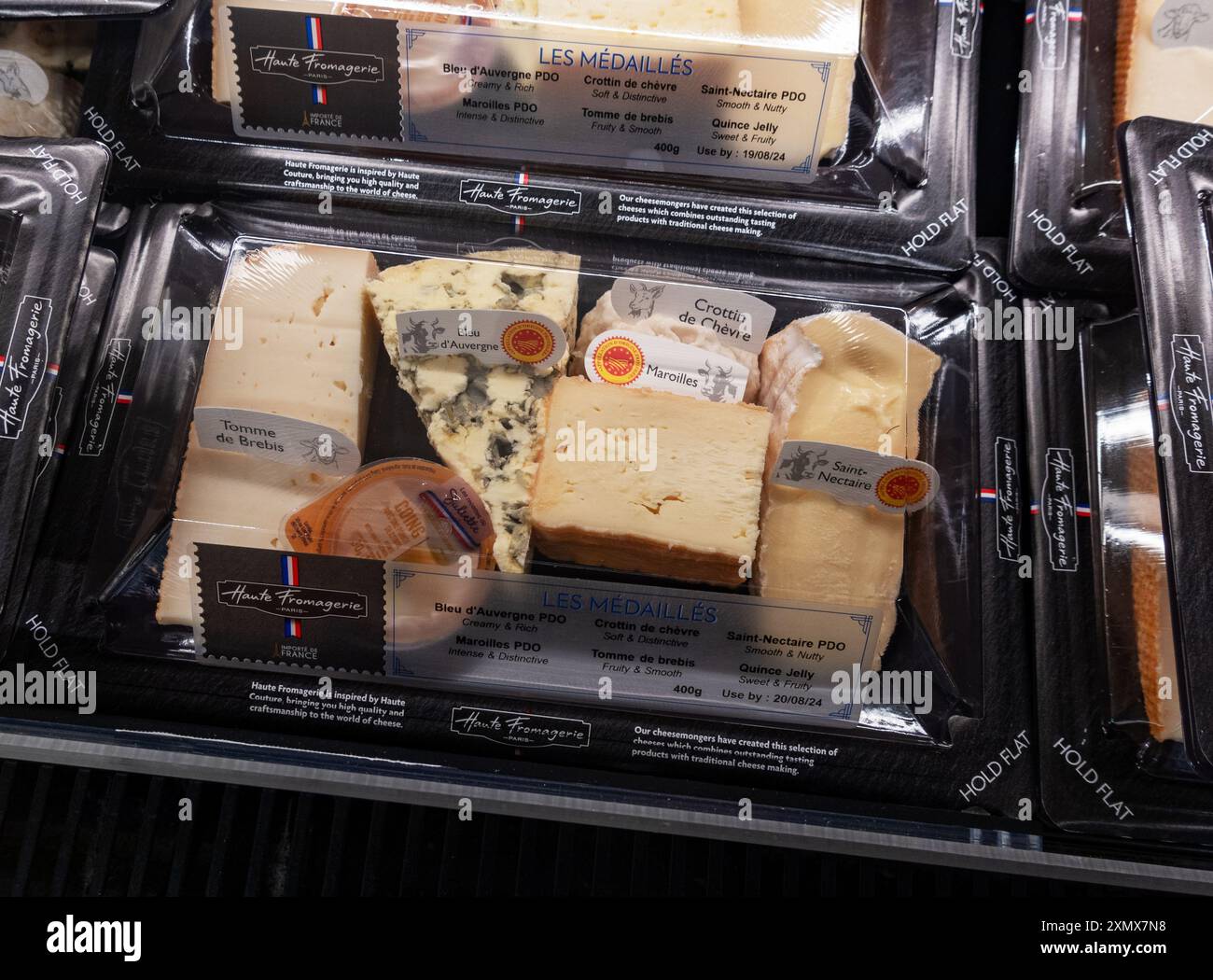 Les Medailles -- an M&S assortment of French cheeses Stock Photo - Alamy