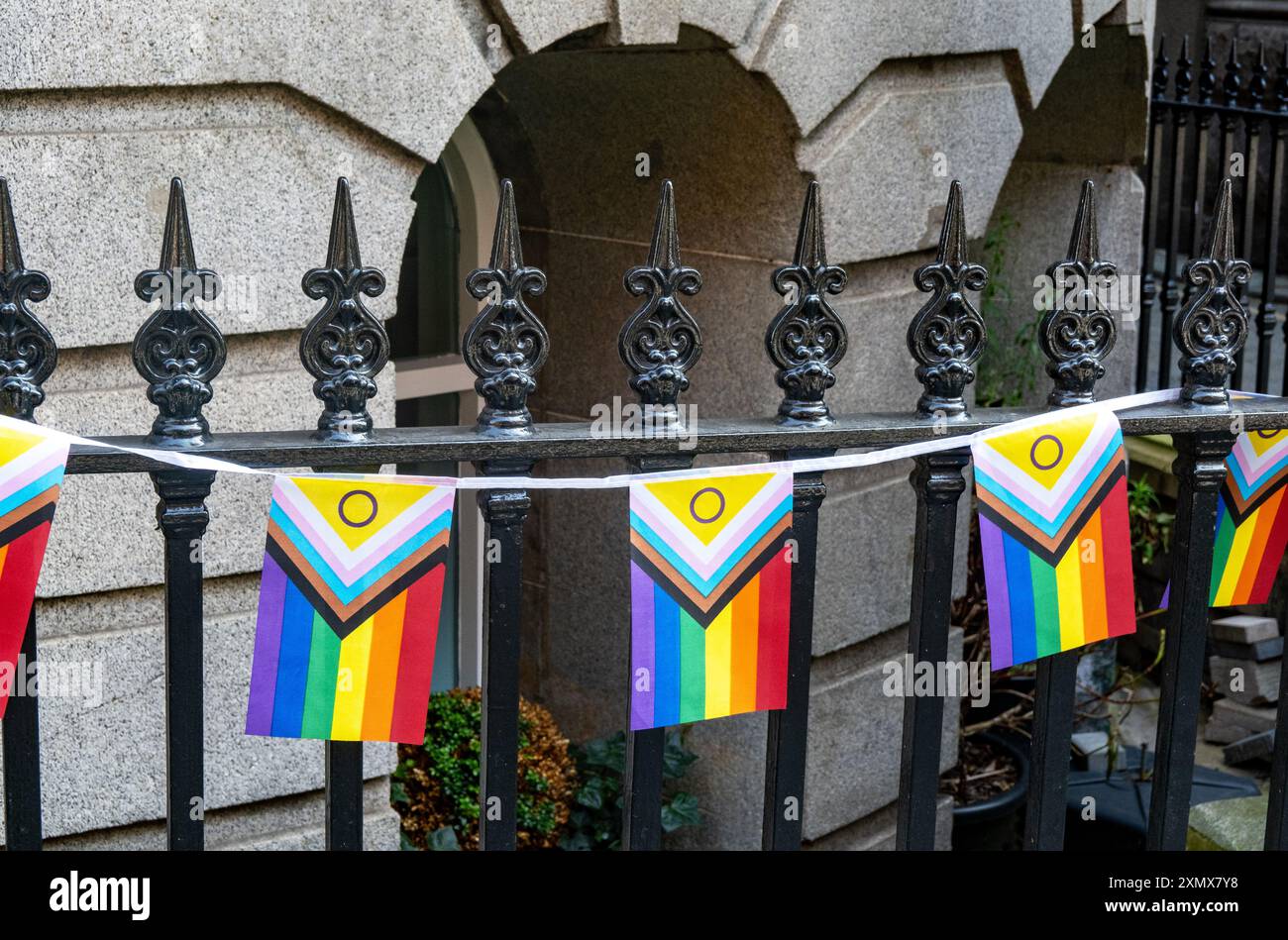 Pride flags uk hi-res stock photography and images - Alamy