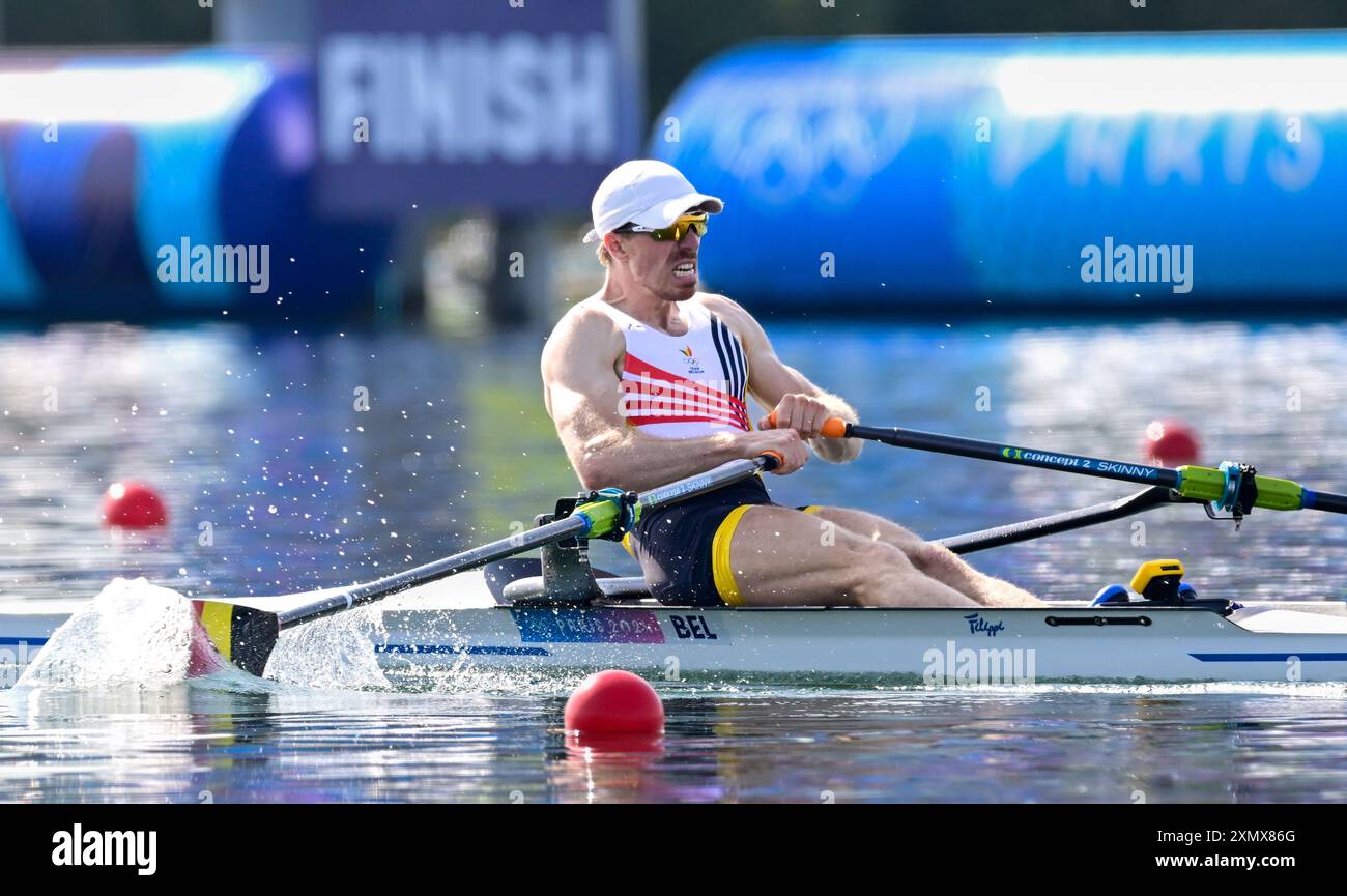 Paris, France. 30th July, 2024. Belgian Tim Brys pictured in action ...