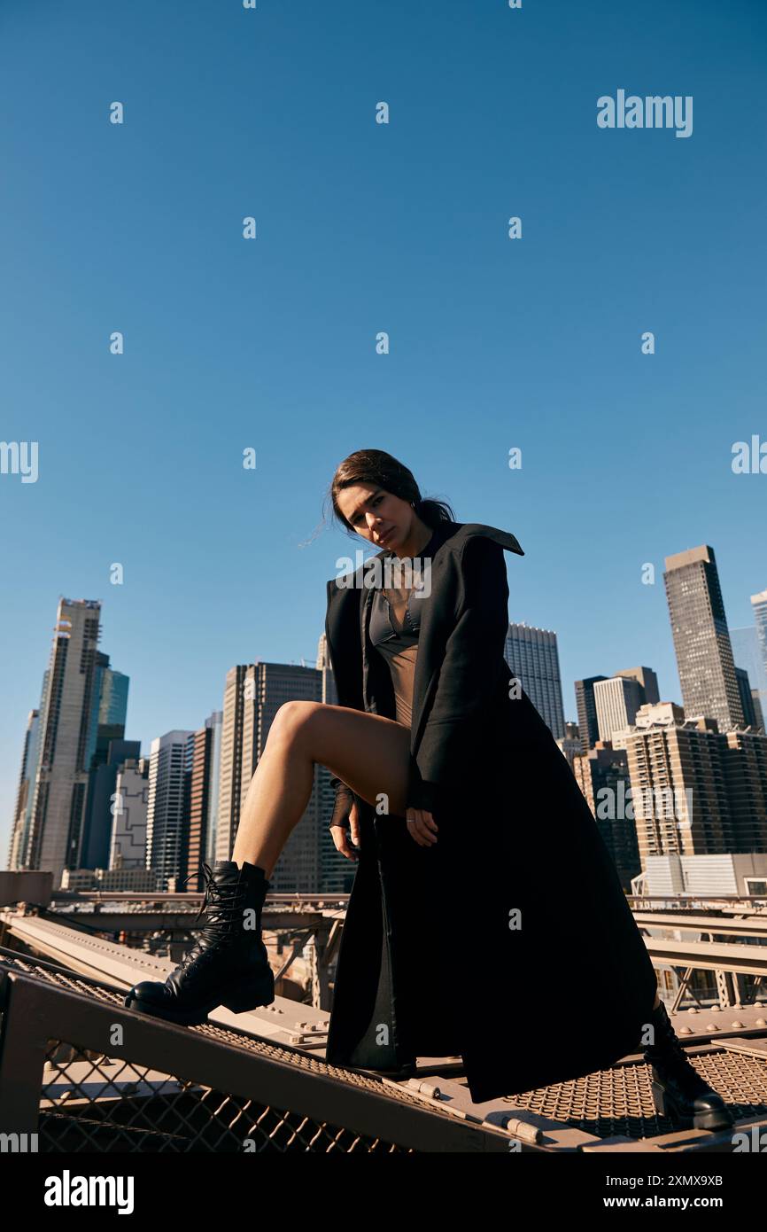 Stylish black woman dances hi-res stock photography and images - Alamy