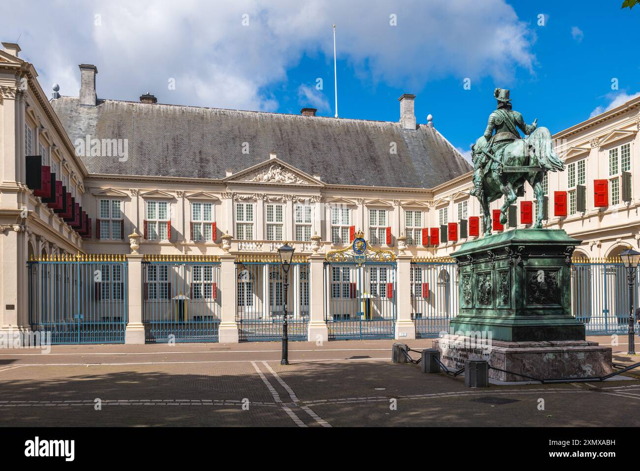June 15, 2024: Facade of Noordeinde Palace, one of three official ...