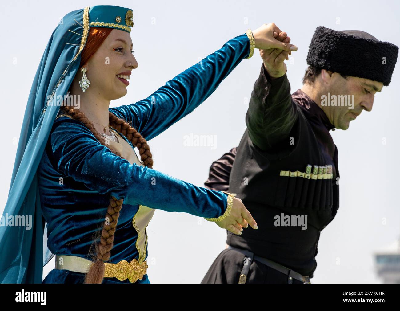 Turkmenistan people national costumes hi-res stock photography and ...