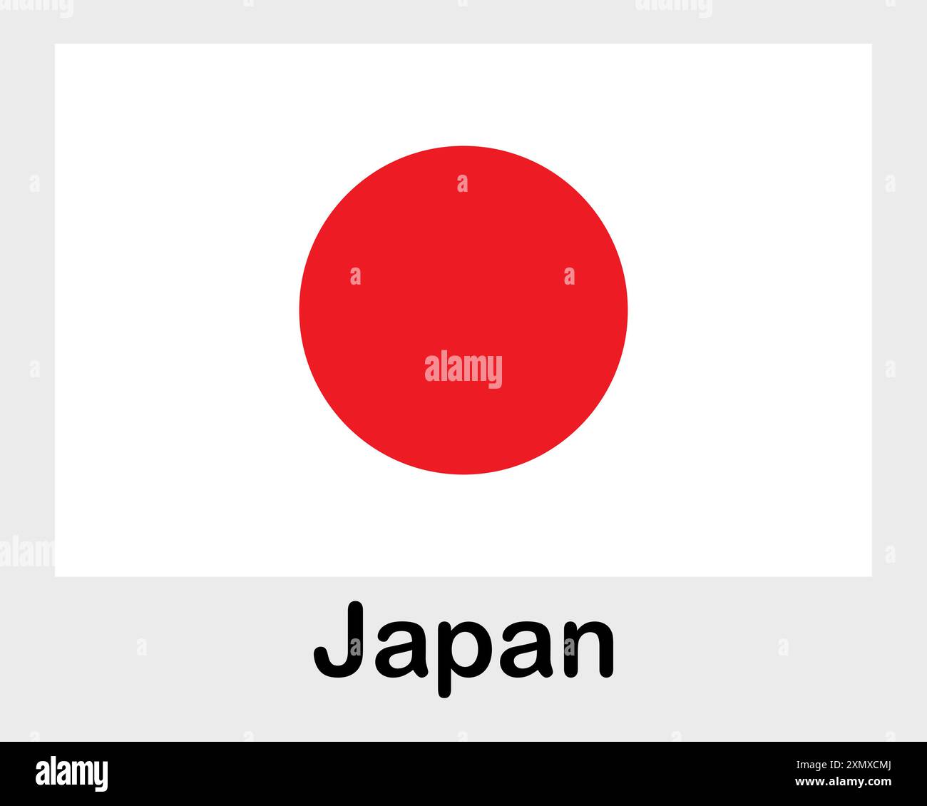 Japan national flag. Banner, state symbol flagpole Stock Vector Image ...