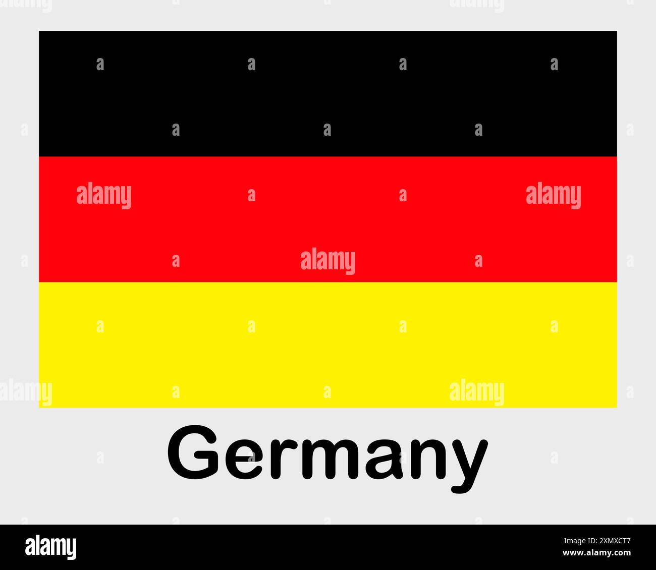Germany national flag. Banner, state symbol flagpole Stock Vector Image ...