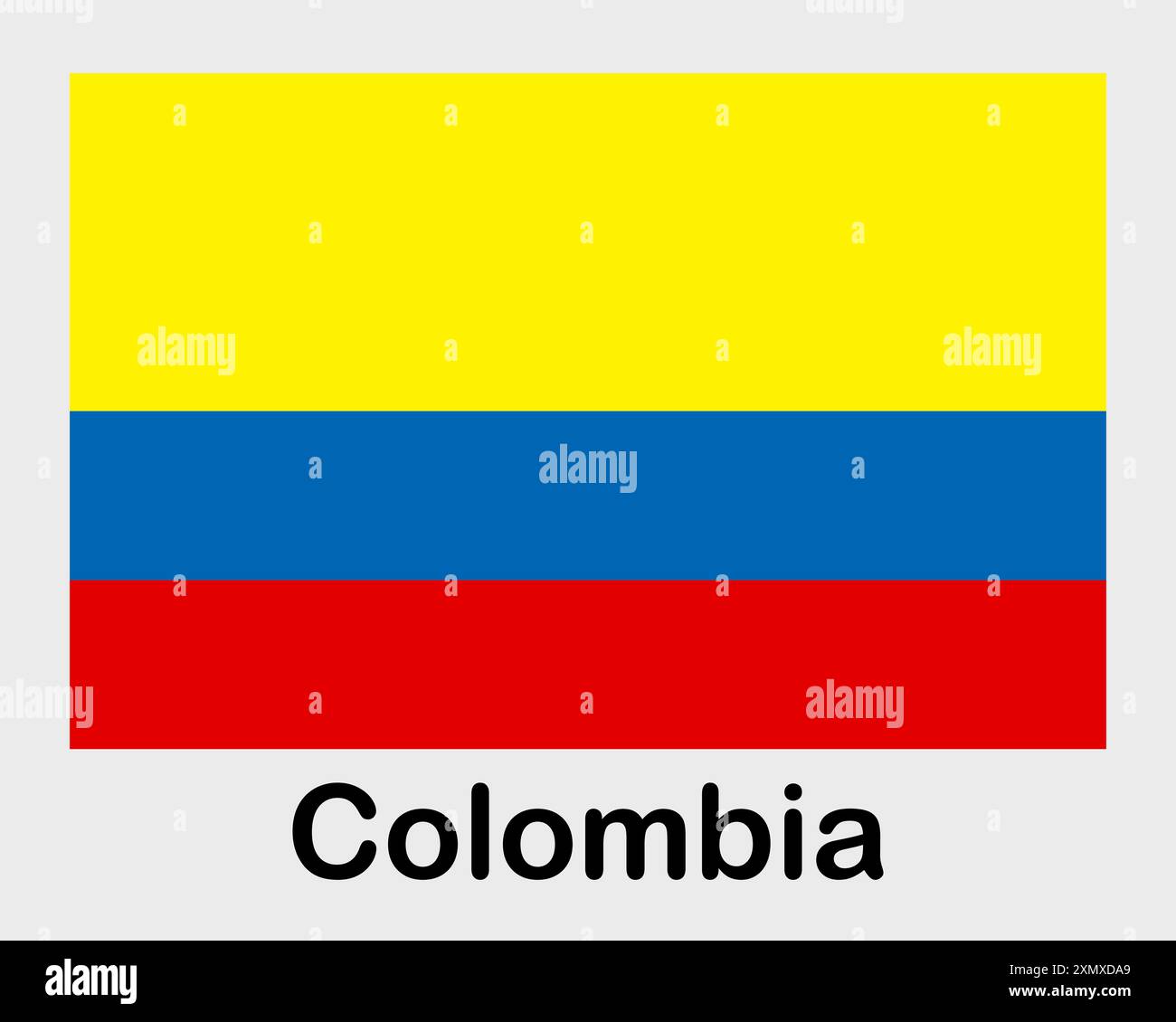 Vector flagpole with colombia flag hi-res stock photography and images ...