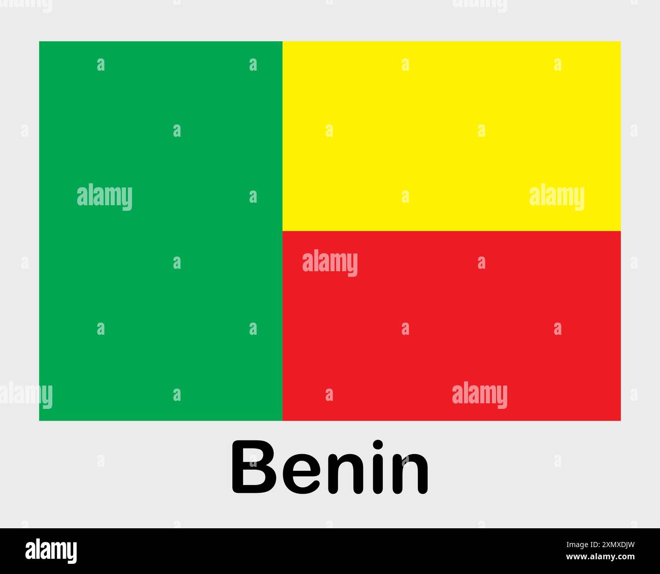 Benin national flag. Banner, state symbol flagpole Stock Vector Image & Art - Alamy