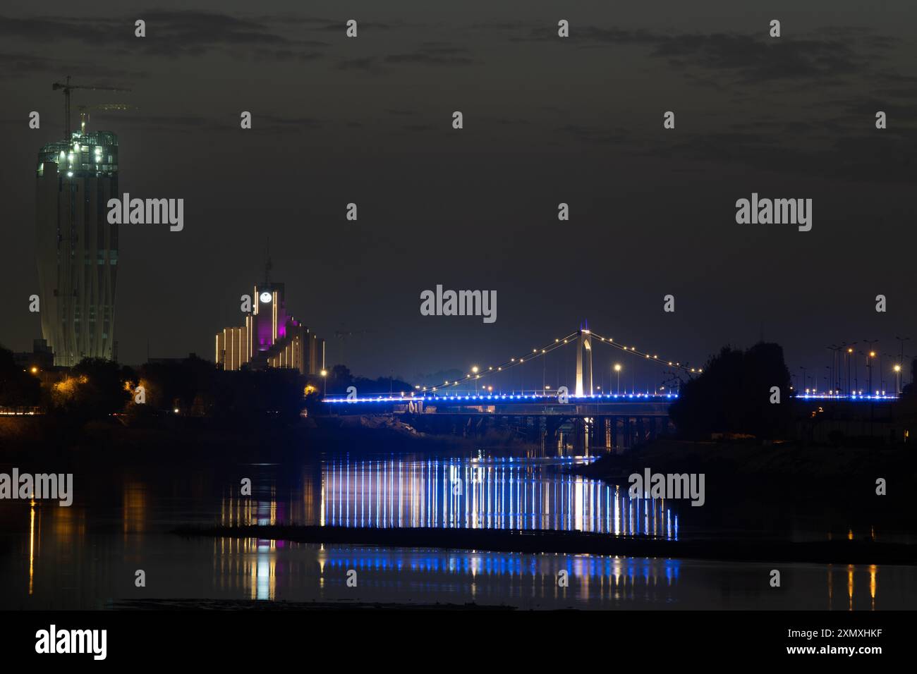 Baghdad Skyline at Night - February 2022 Stock Photo - Alamy