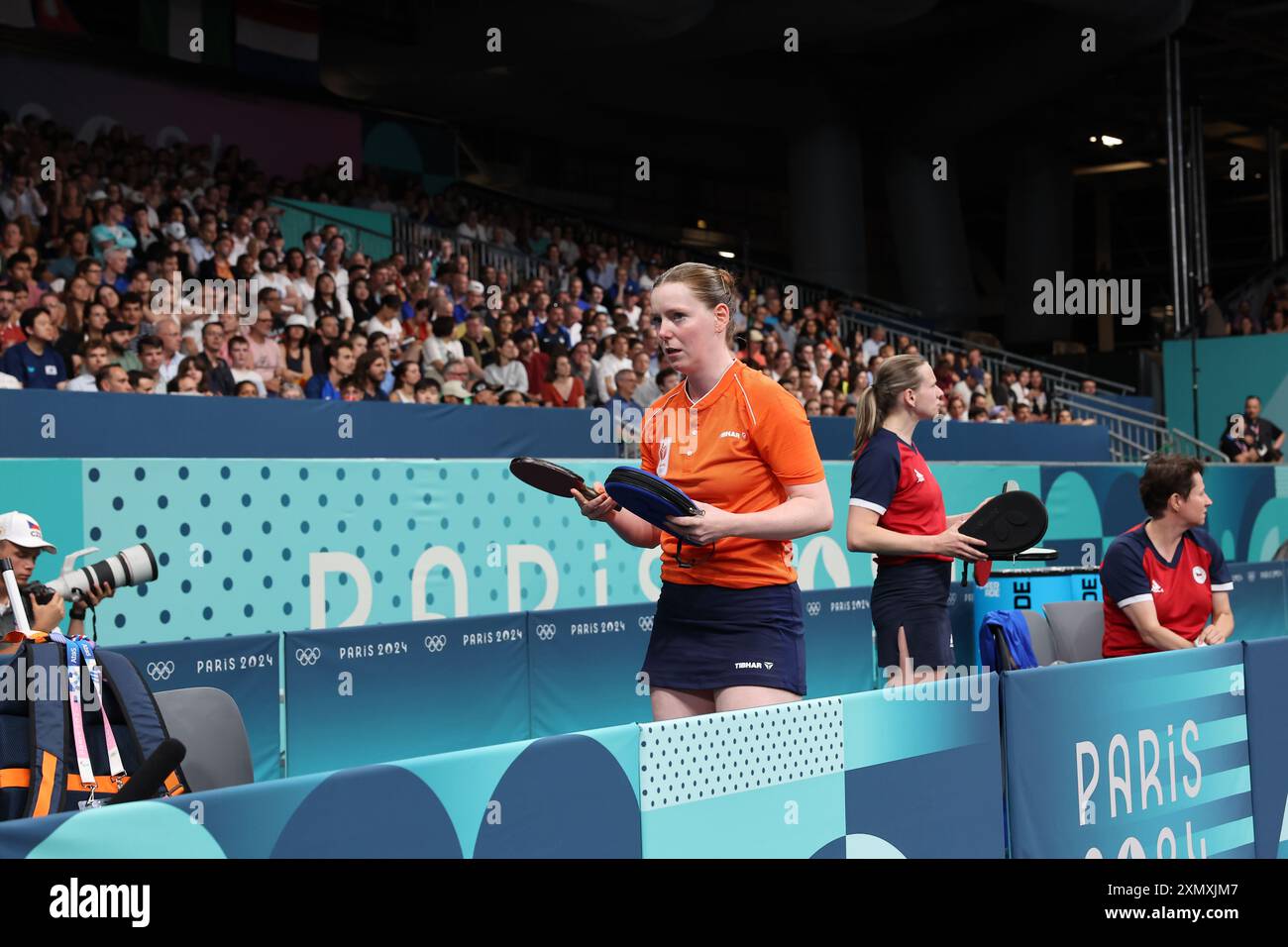 Porte Maillot, France. 30th July, 2024. Paris Olympics 2024: Table ...