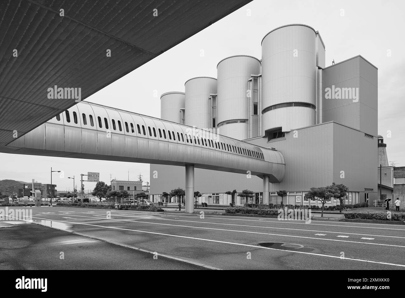 Minatosakai Community Center, ferry terminal, designed by Takamatsu ...