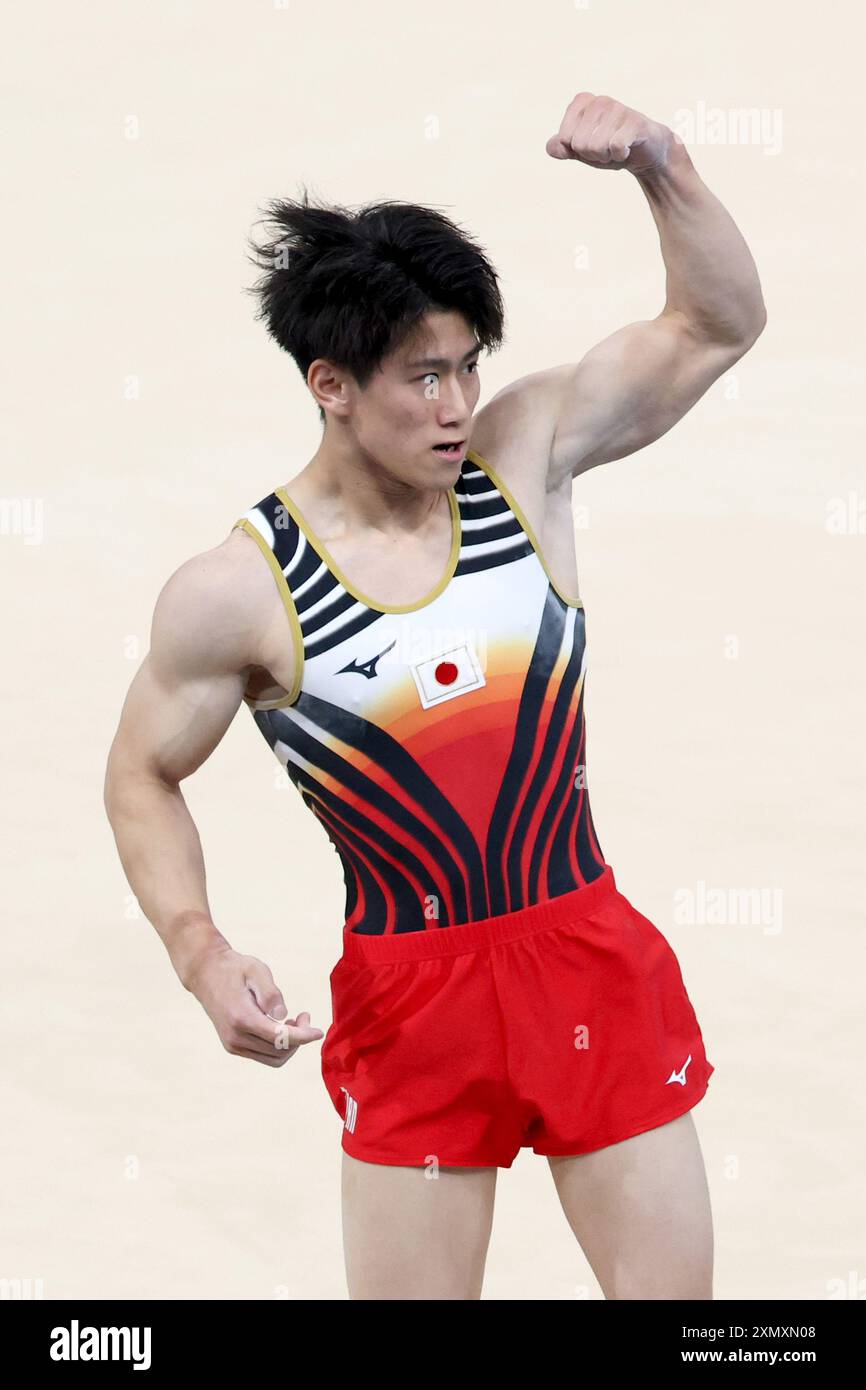 Paris, France. 29th July, 2024. Daiki Hashimoto (JPN) Gymnastics - Artistic : Men's Team Final ...
