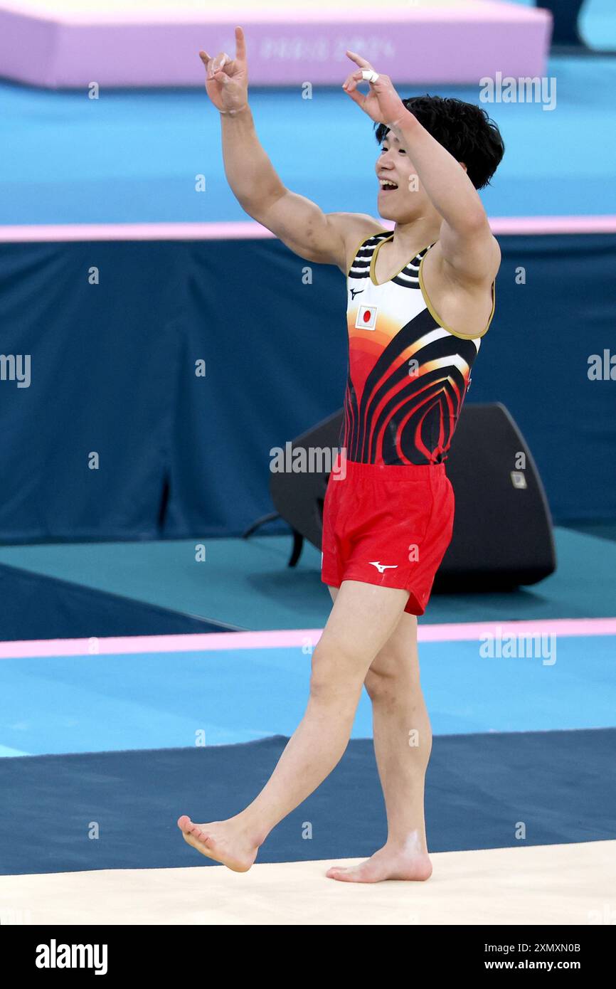 Paris, France. 29th July, 2024. Shinnosuke Oka (JPN) Gymnastics ...
