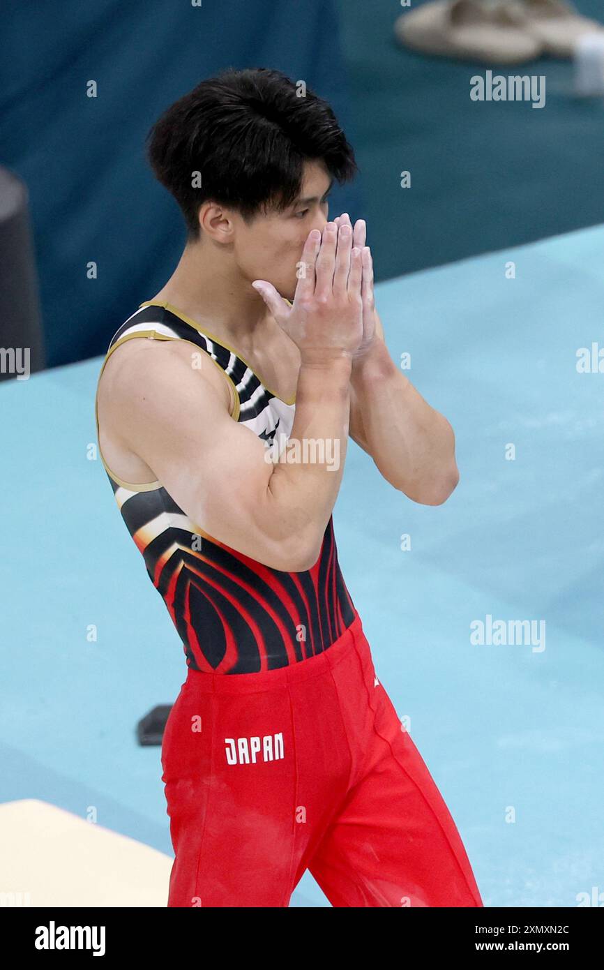 Paris, France. 29th July, 2024. Daiki Hashimoto (JPN) Gymnastics - Artistic : Men's Team Final ...
