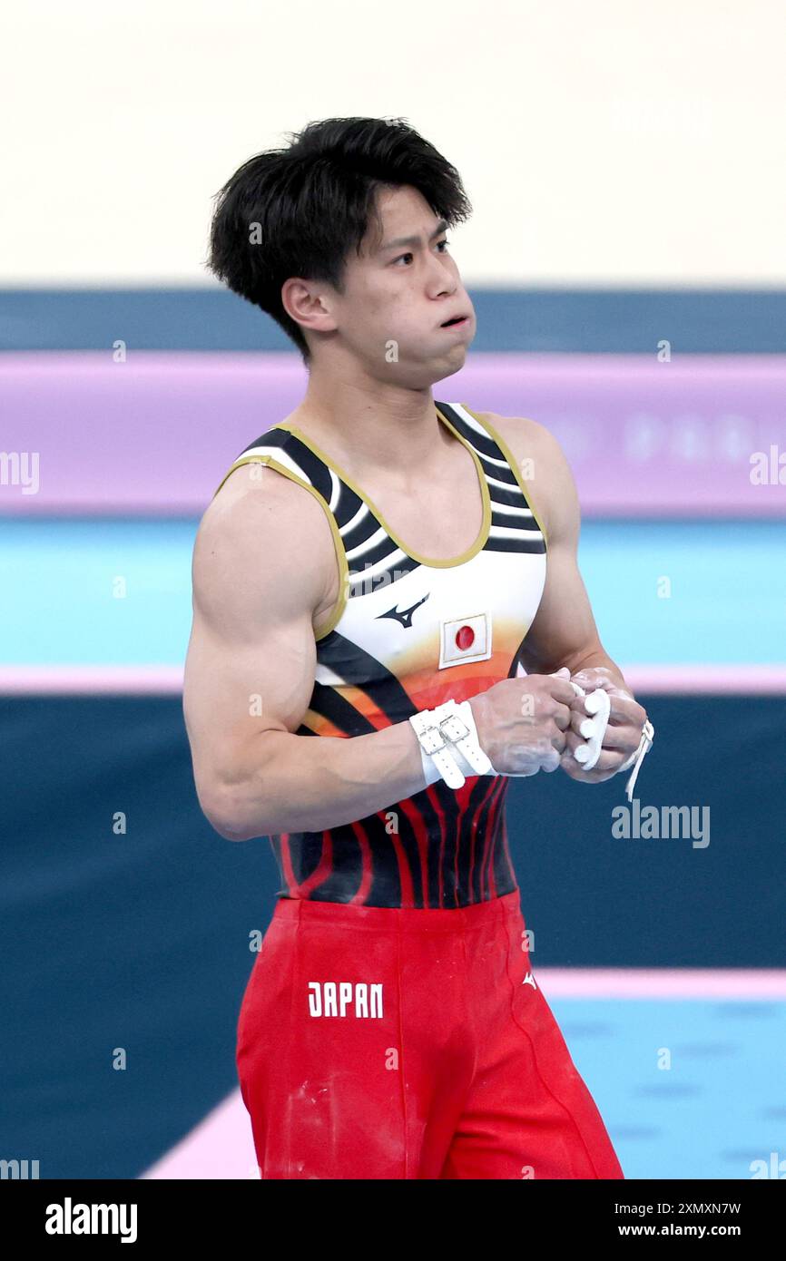 Paris, France. 29th July, 2024. Daiki Hashimoto (JPN) Gymnastics - Artistic : Men's Team Final ...