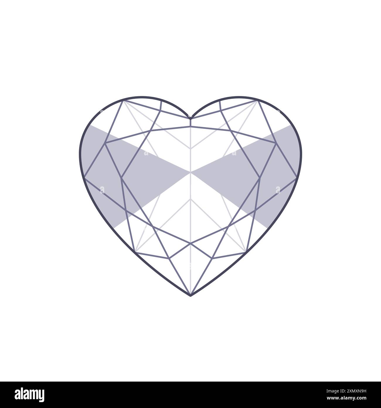 Heart Shaped Diamond Drawing