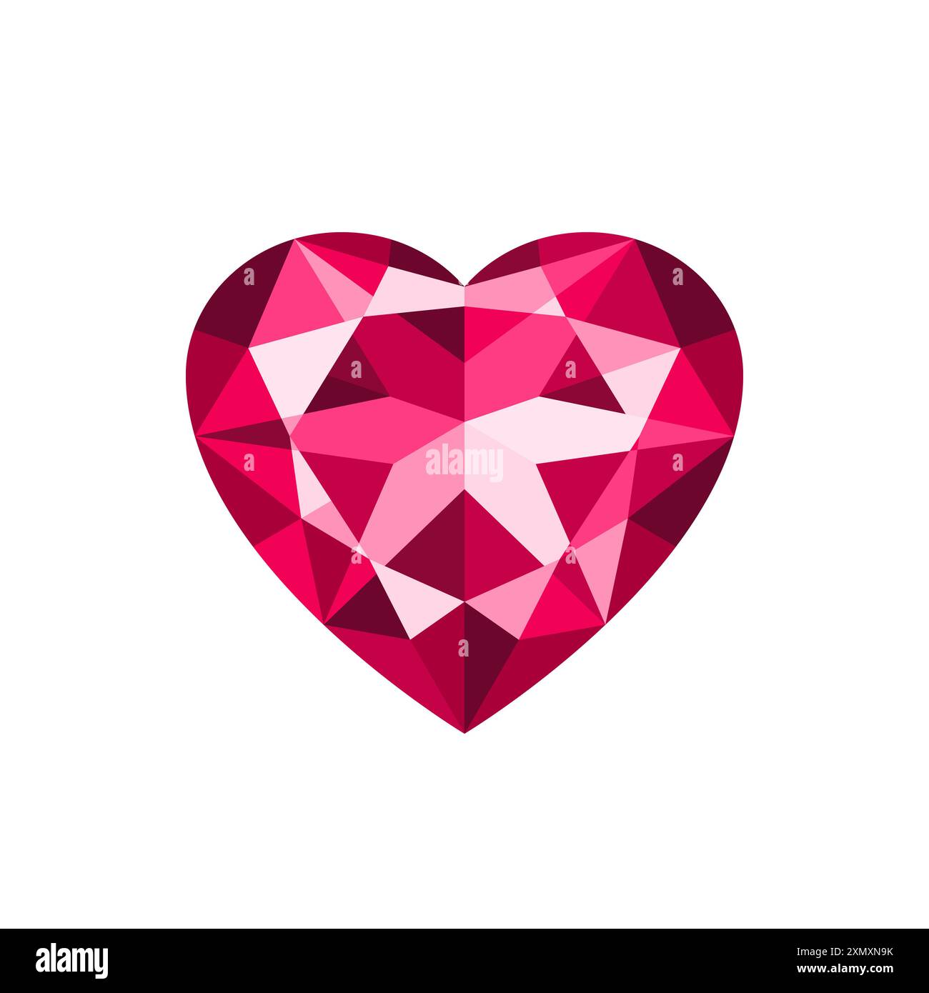 Ruby heart hi-res stock photography and images - Alamy