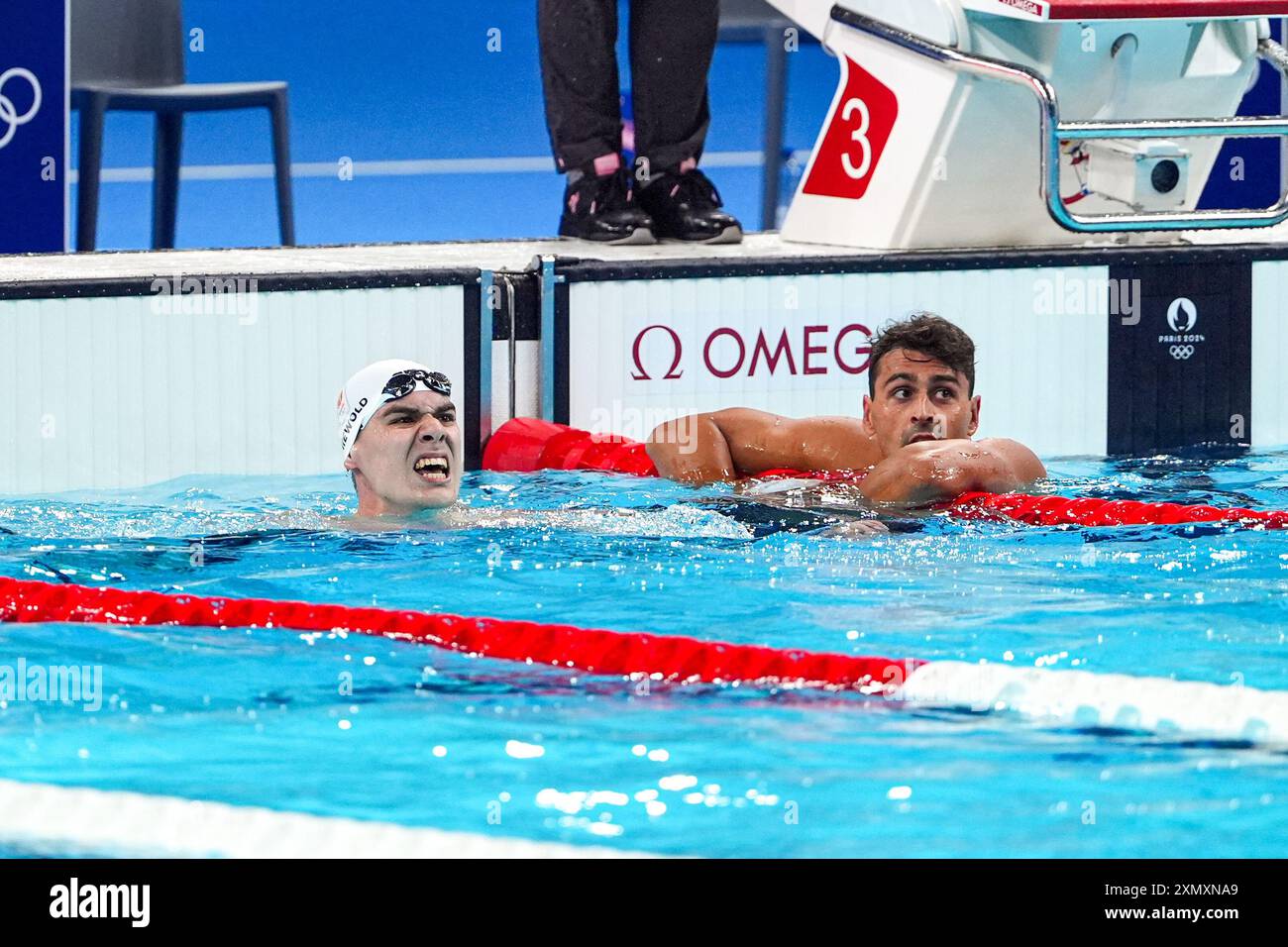 NANTERRE, FRANCE - JULY 30: Sean Niewold of the Netherlands looks ...