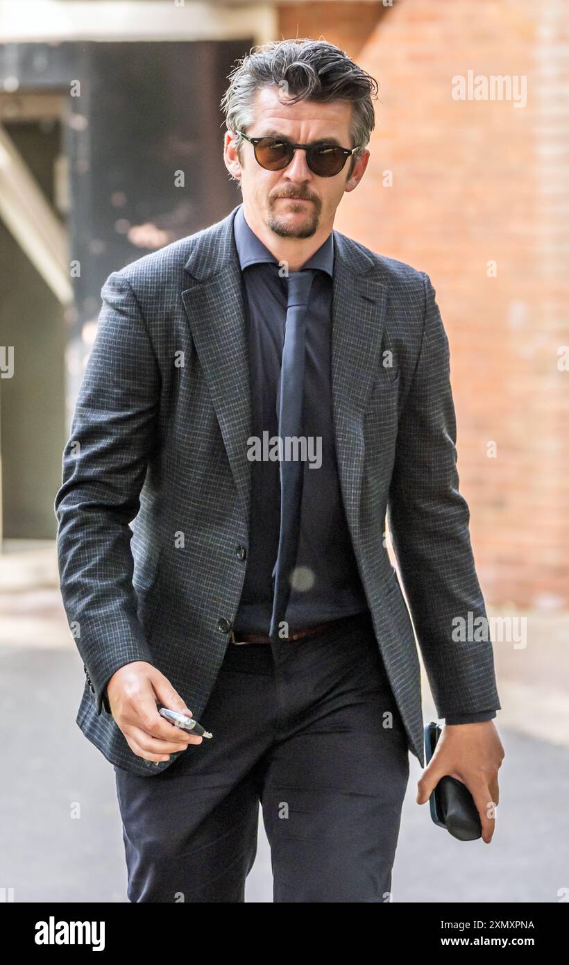 Joey Barton leaves Warrington Combined Crown and Magistrates Court ...