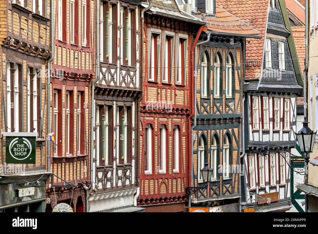 The historic old town of Marburg Stock Photo - Alamy