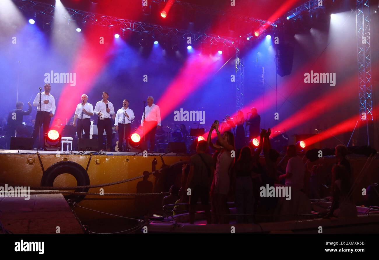 Vela Luka, Korcula, Croatia, 290724. The Trace in the End concert ...