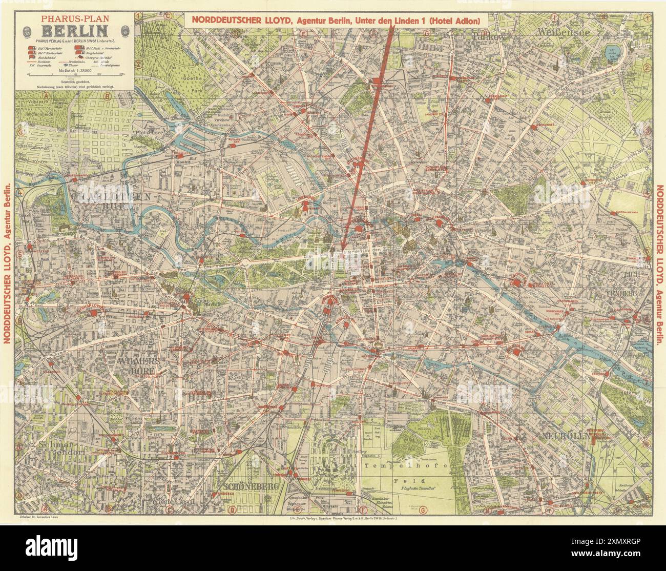 Map berlin 1920s hi-res stock photography and images - Alamy