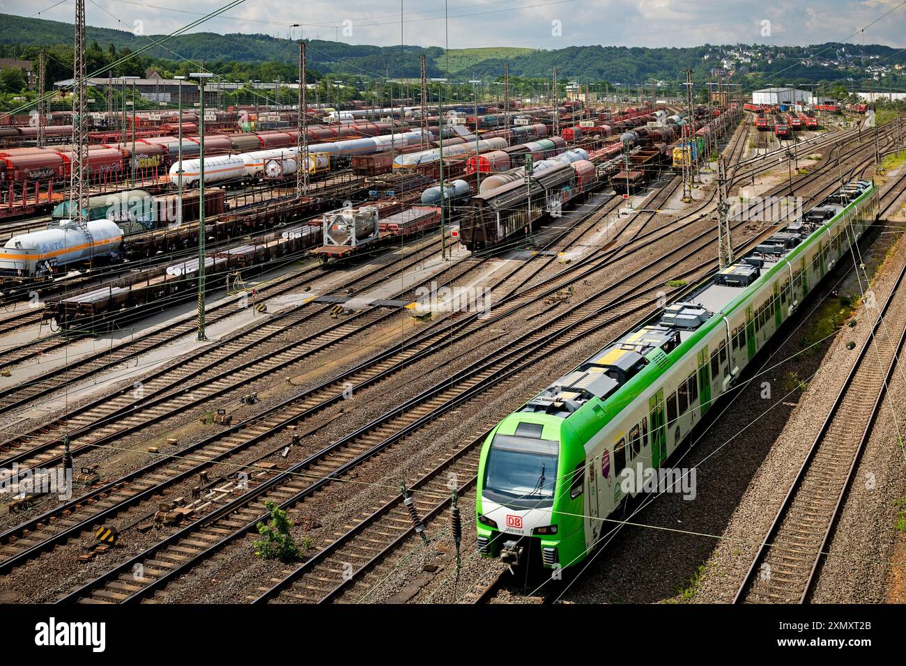 train formation facility in the Vorhalle district with regional railway ...