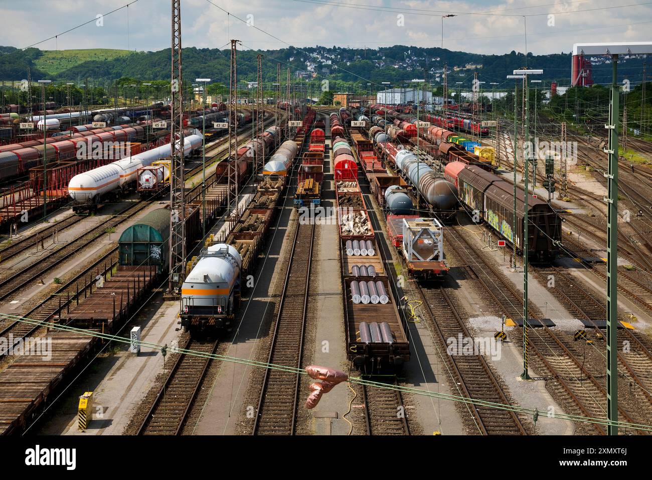 train formation facility in the Vorhalle district with marshalling yard ...