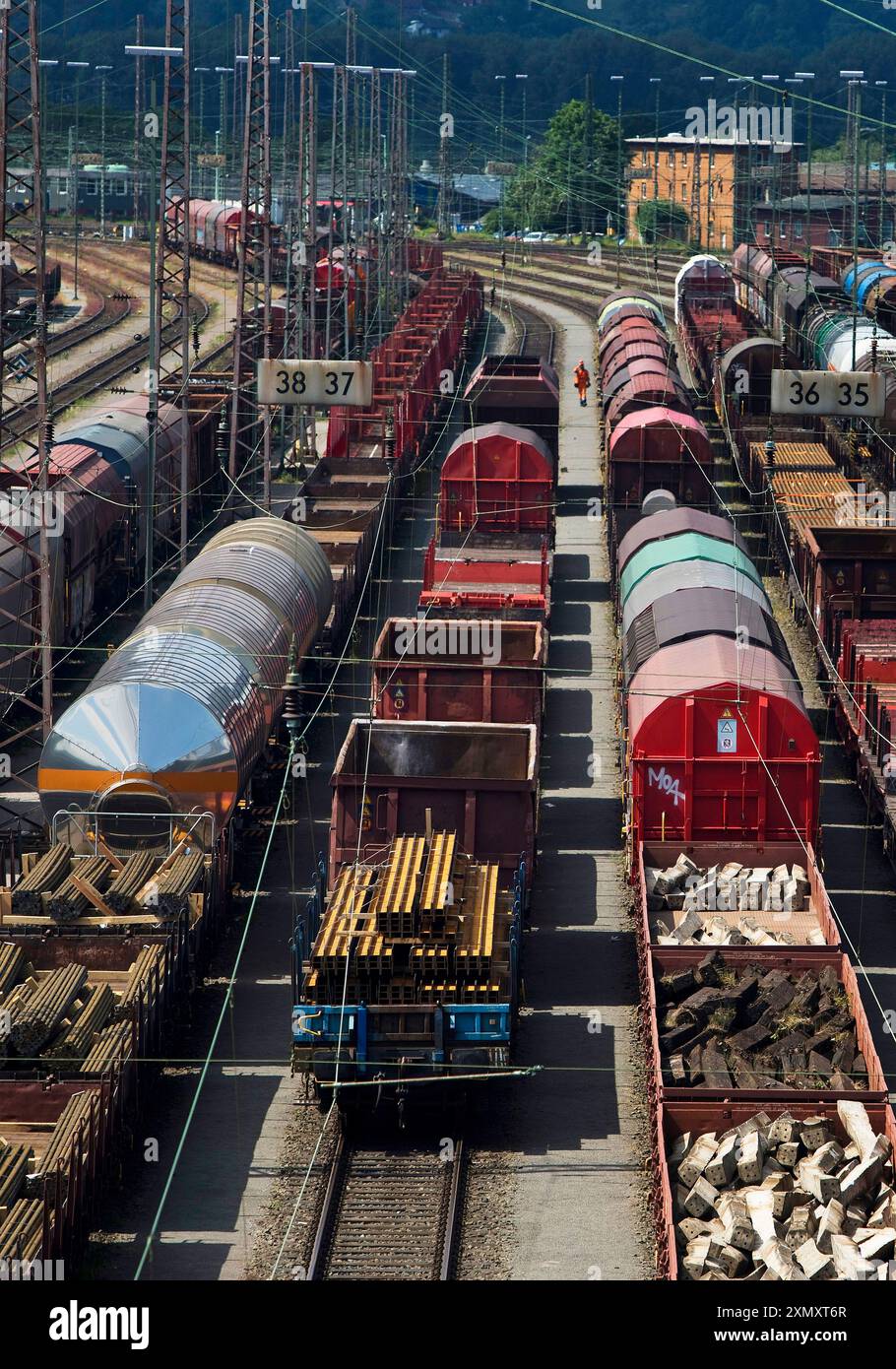 train formation facility in the Vorhalle district with marshalling yard ...