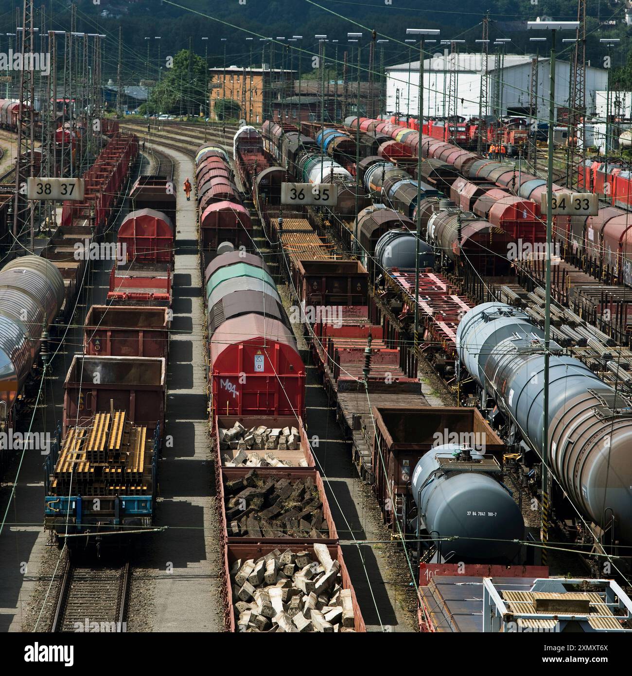train formation facility in the Vorhalle district with marshalling yard ...
