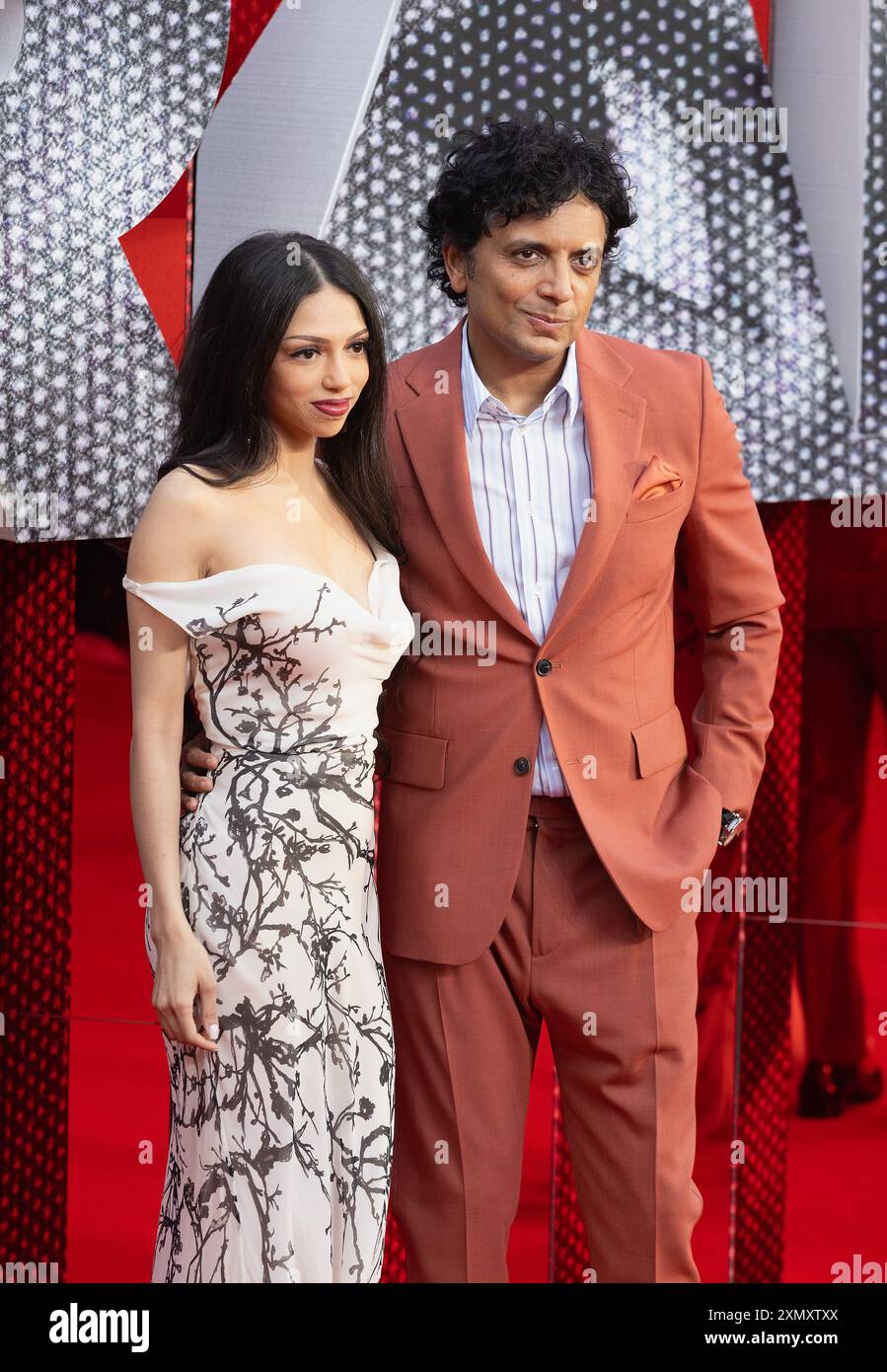 London, UK. July 29, 2024. Saleka and M. Night Shyamalan attend the UK ...