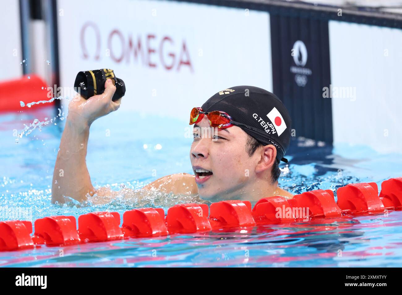 Nanterre, France. 30th July, 2024. Genki Terakado (JPN) Swimming : Men's 200m Butterfly Heat ...