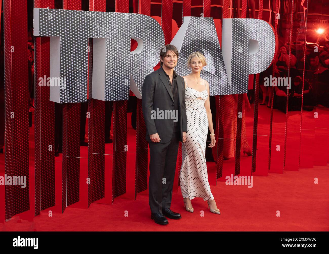 London, UK. July 29, 2024. Josh Hartnett and Tamsin Egerton attends the ...