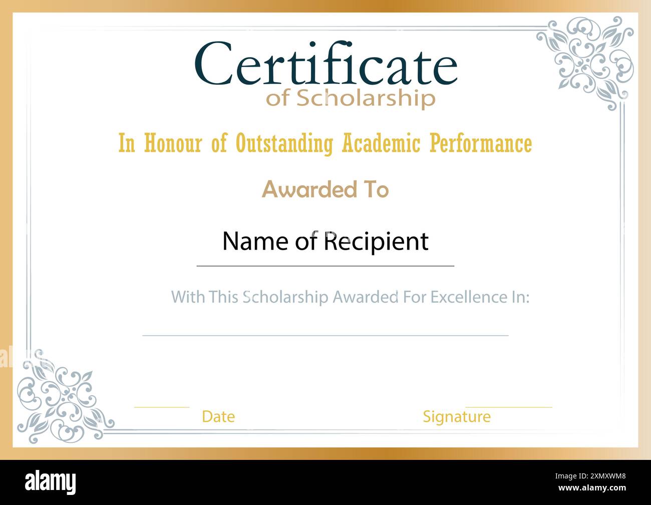 Certificate of appreciation wording examples hi-res stock photography ...