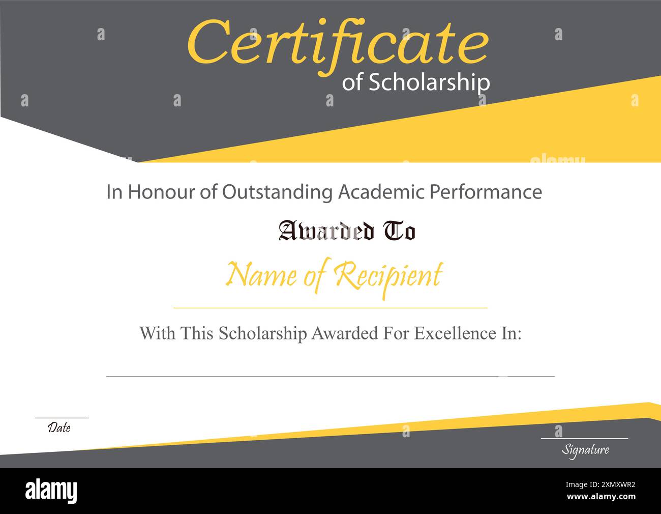 Vector illustration of certificate images or diploma template with ...