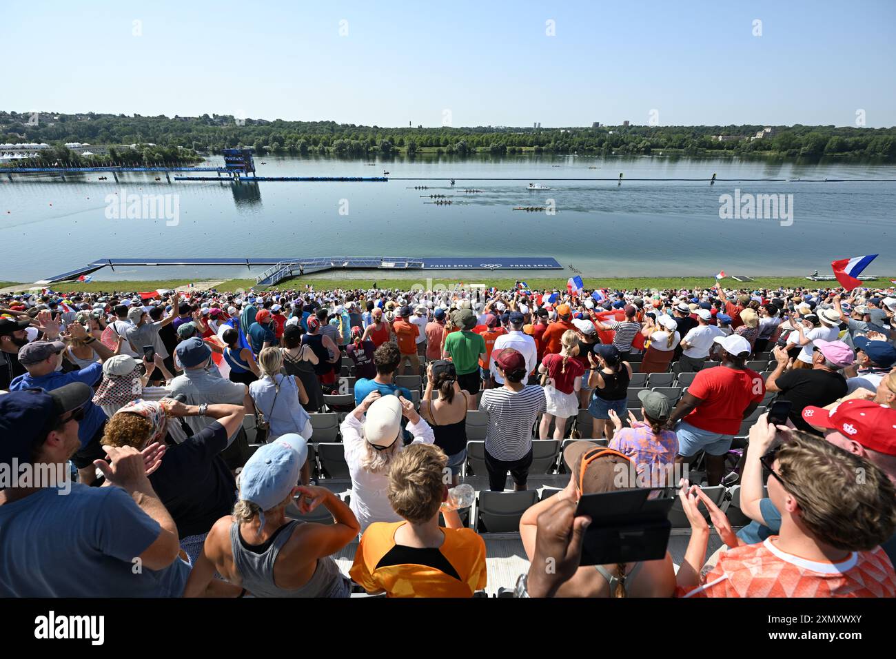 Paris, France. 30th July, 2024. Olympics, Paris 2024, rowing ...