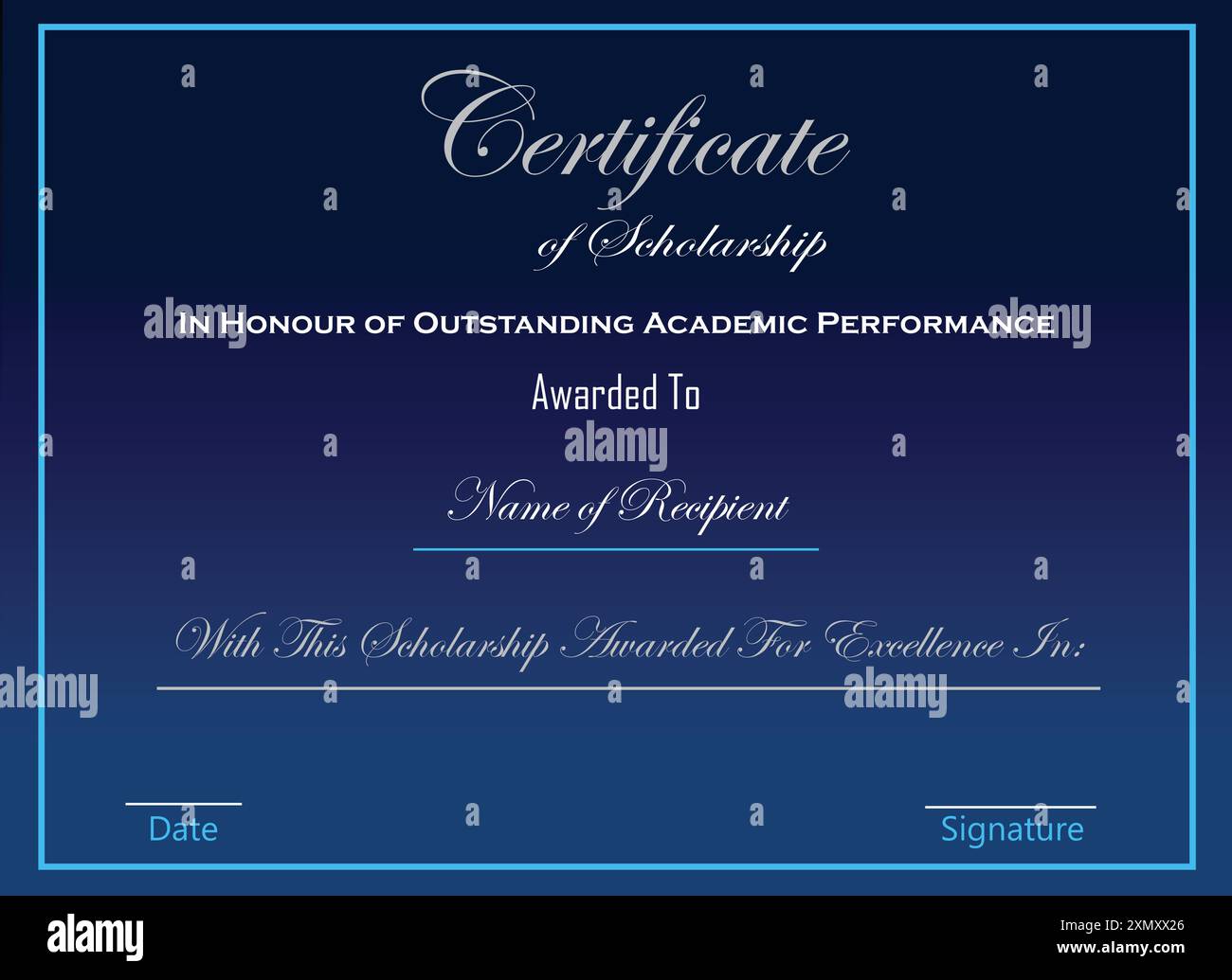 Vector illustration of certificate template or diploma template with ...