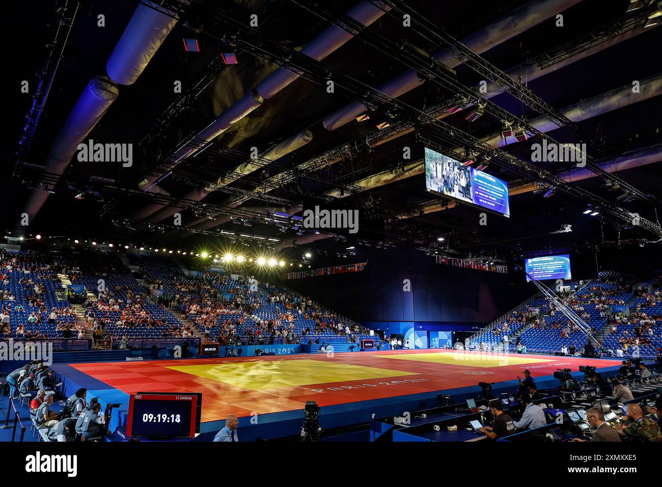 General view inside the stadium during the Judo eliminations at the ...