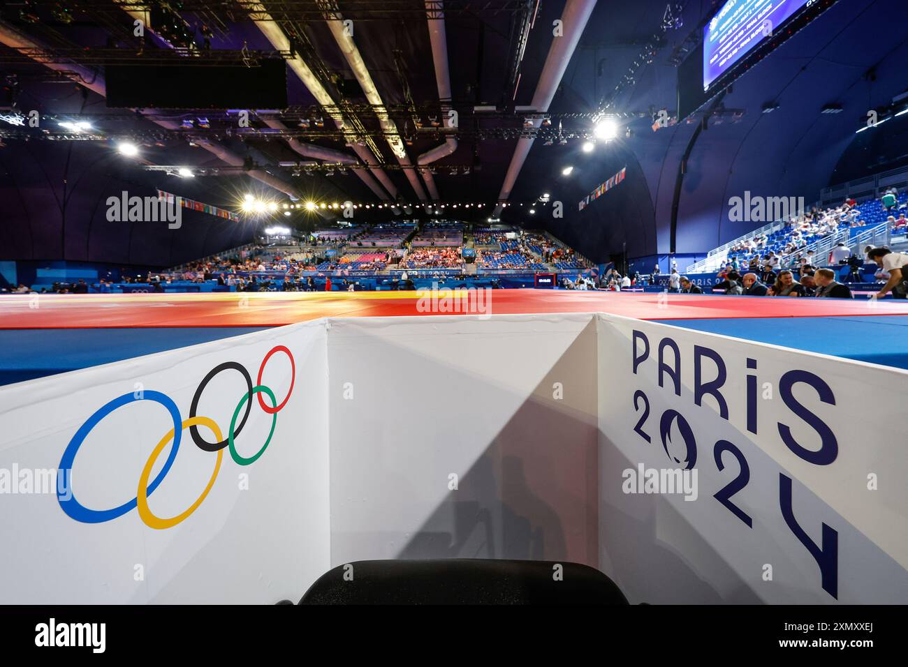 General view inside the stadium during the Judo eliminations at the ...