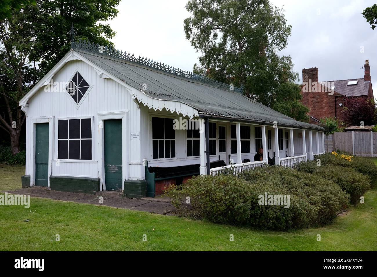 Old cricket pavillion at Wrekin College public school in Welington, Uk ...