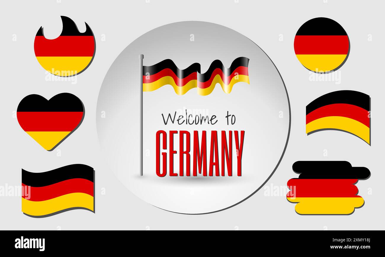 Welcome in germany Stock Vector Images - Alamy