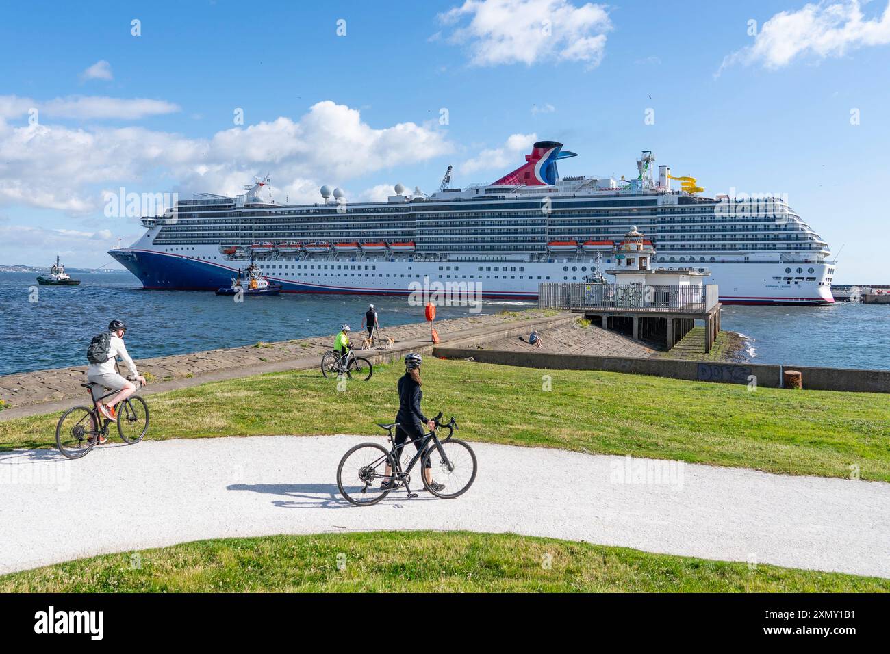 Edinburgh, Scotland, UK. 30th July 2024. Carnival Legend cruise ship ...