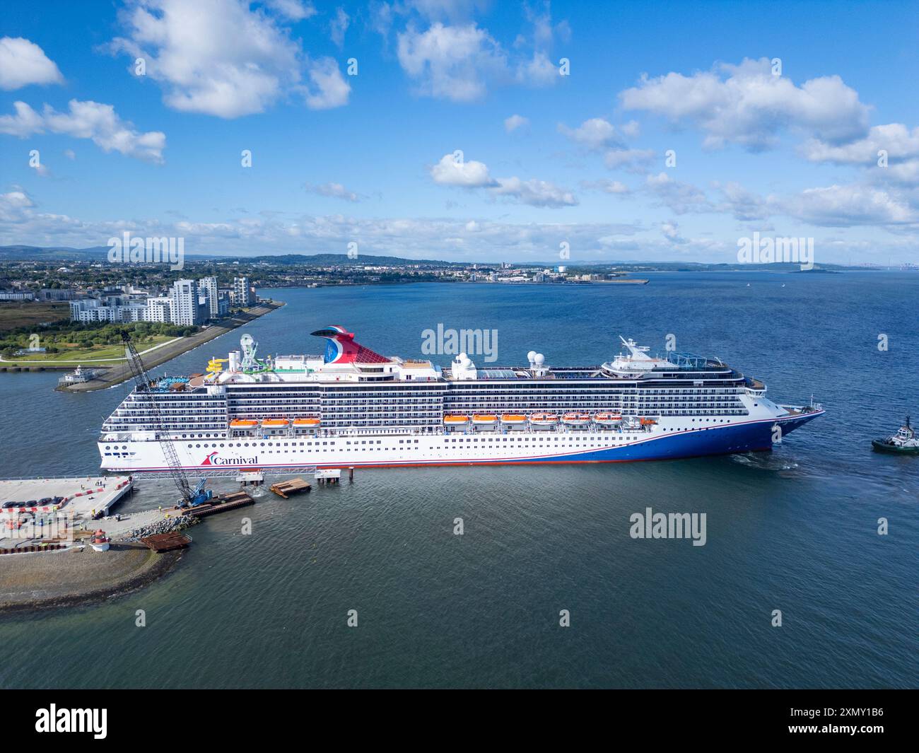 Edinburgh, Scotland, UK. 30th July 2024. Carnival Legend cruise ship ...