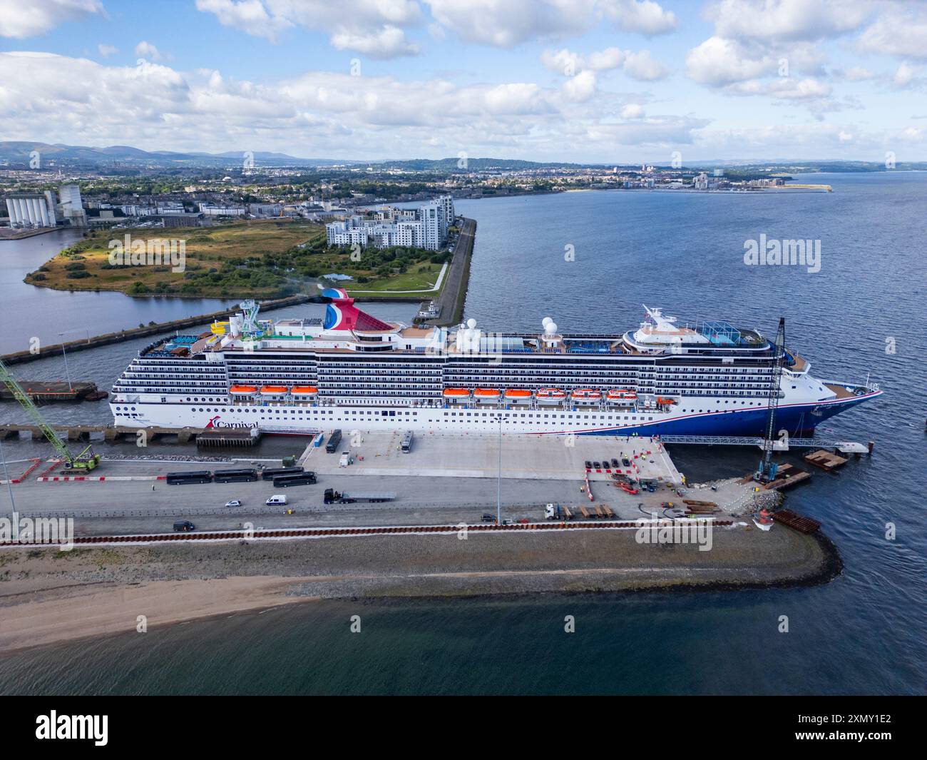 Edinburgh, Scotland, UK. 30th July 2024. Carnival Legend cruise ship ...
