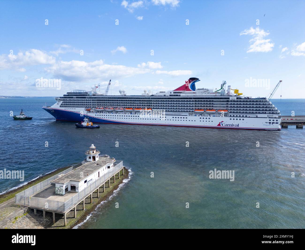 Edinburgh, Scotland, UK. 30th July 2024. Carnival Legend cruise ship ...