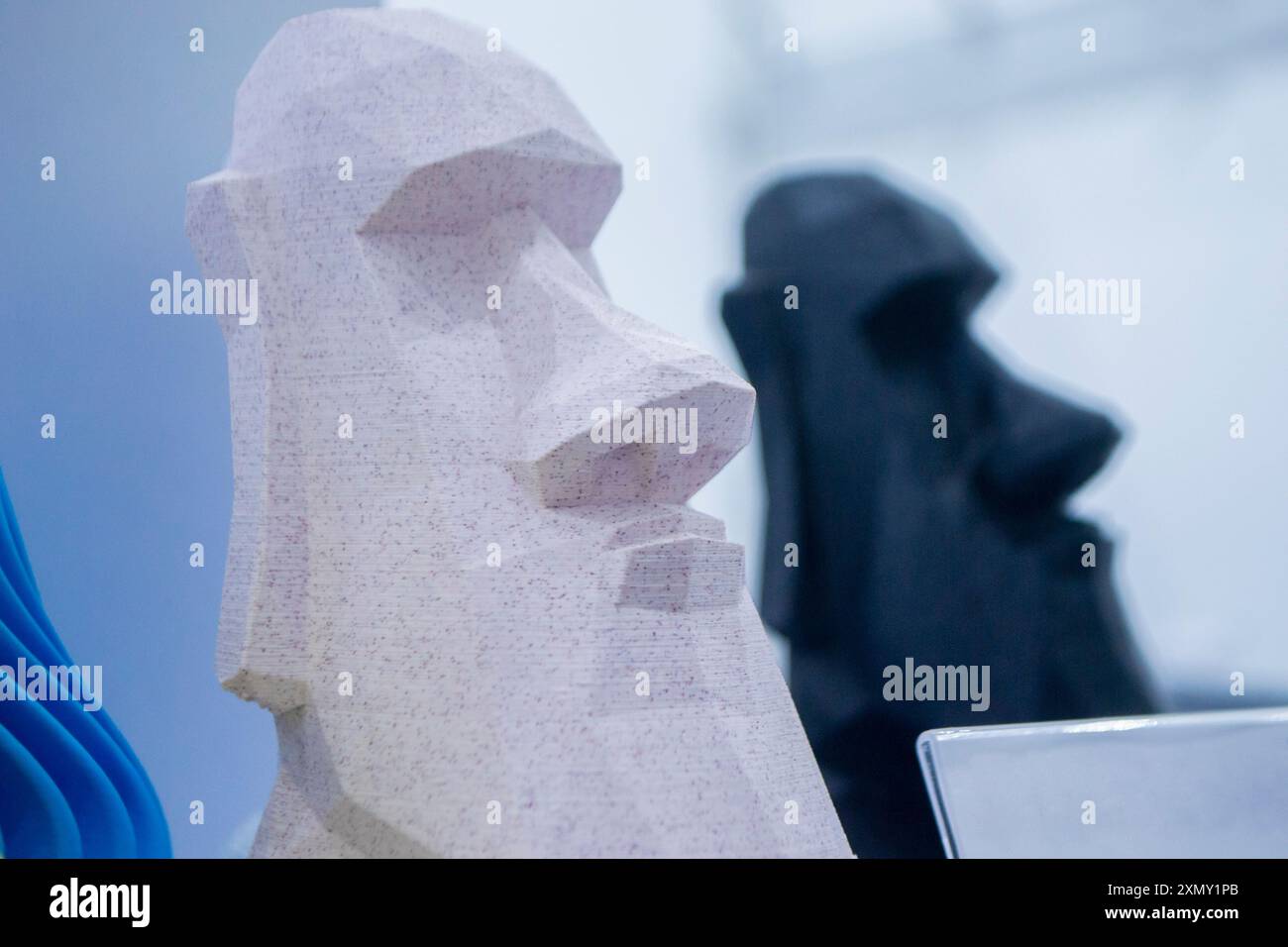 Art Object printed on 3D printer. Model prototype of art object printed ...