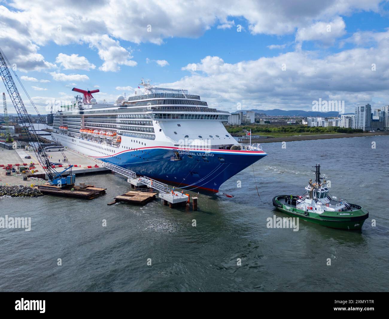 Edinburgh, Scotland, UK. 30th July 2024. Carnival Legend cruise ship ...