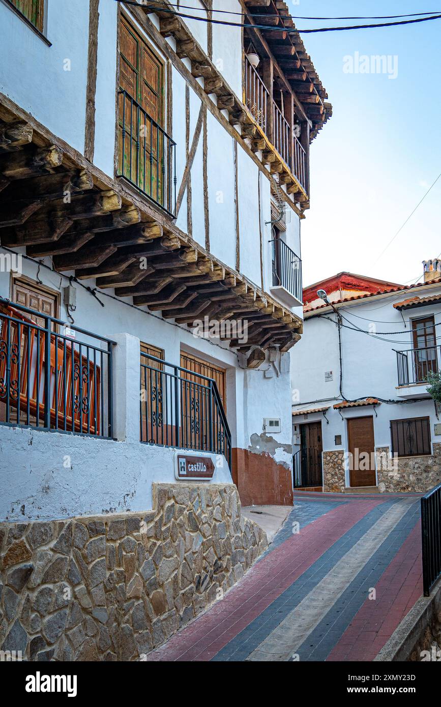 July 2024. Streets of Enguídanos. Basin. Spain Stock Photo - Alamy